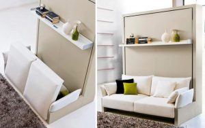 Muebles multifuncionales de madera; una solución para microambientes